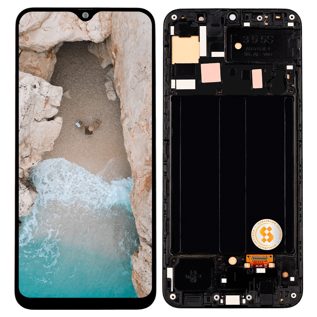 Tela Touch Compativel Frontal Galaxy Display A30/ A305 C/Aro | Shopee Brasil