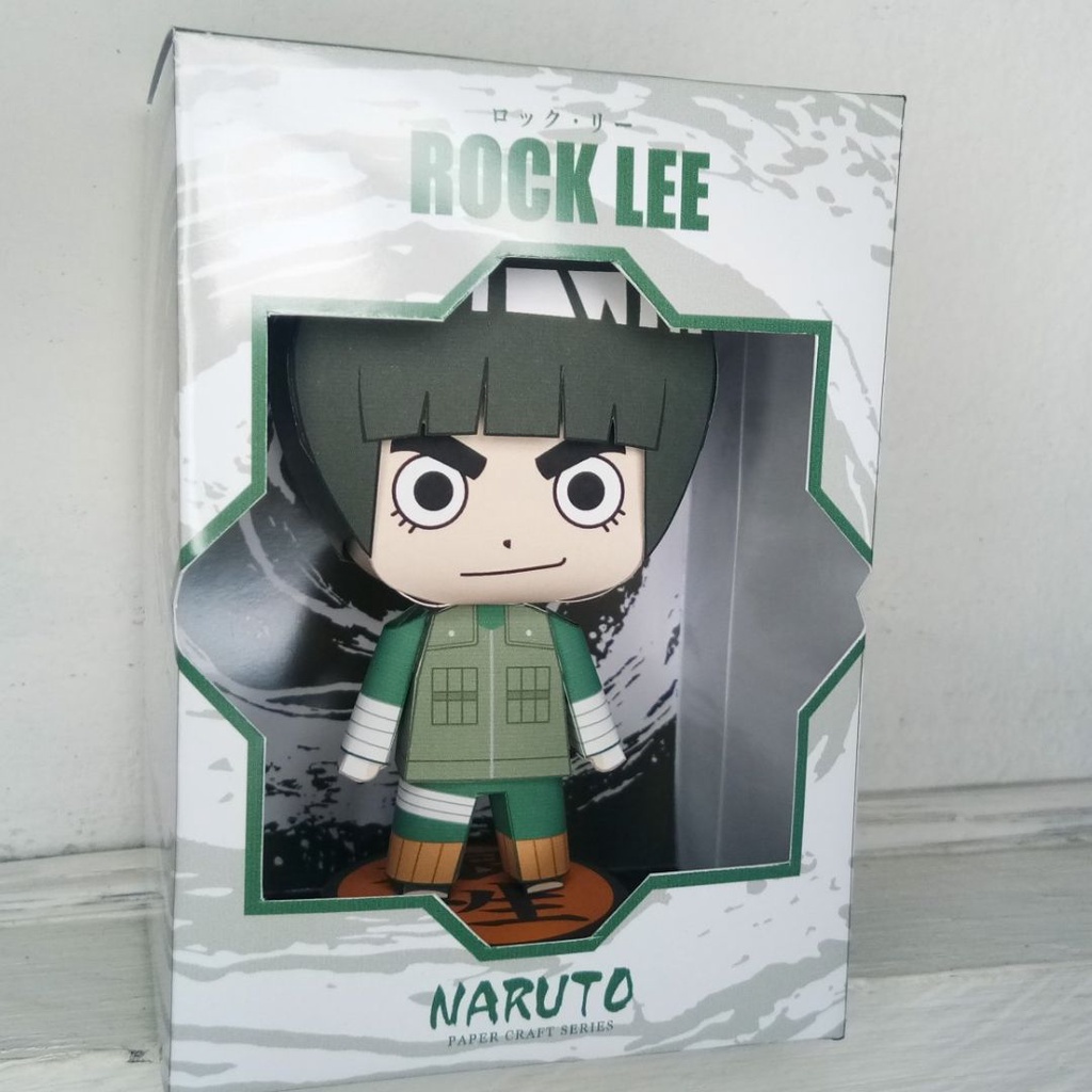 Figures De Naruto (papercrafts) Rock Lee | Shopee Brasil
