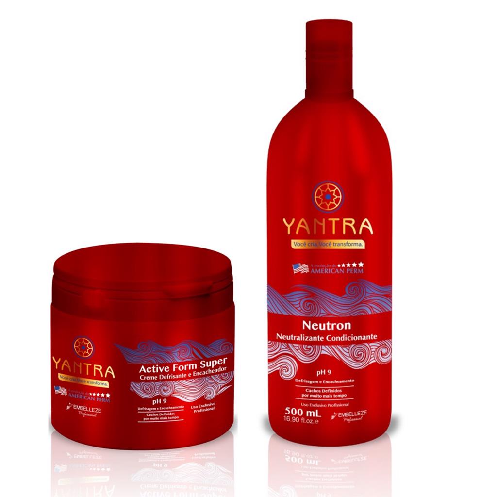 Kit Yantra Embelleze Permanente Active Form Super Defrisante e ...