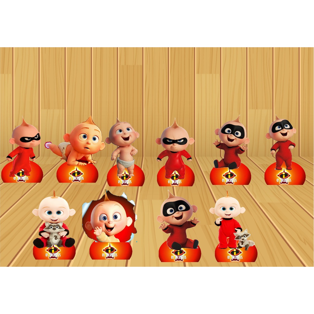 FESTA ZEZÉ DOS INCRIVEIS KIT COM 10 DISPLAY DE 20 CM | Shopee Brasil