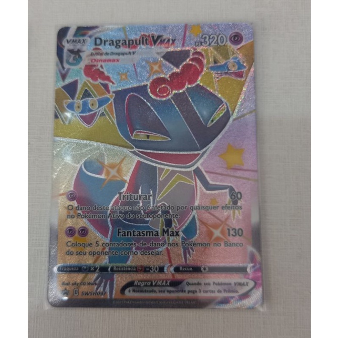 Carta pokemon dragapult Vmax e dragapult V | Shopee Brasil