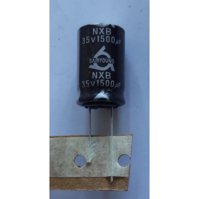 Kit 10 Capacitor 1500uf 35v 105º Nxb Samyoung - Original | Shopee Brasil