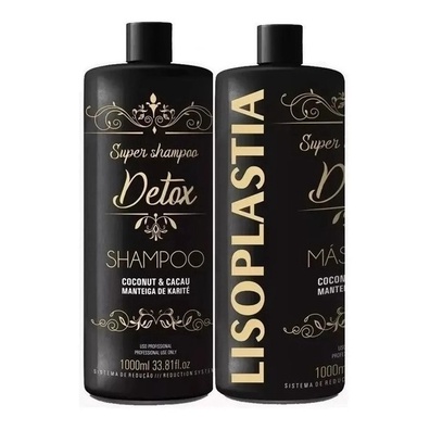 Escova Progressiva Liso Extremo Lisoplastia 2x1l embalagem preta ...