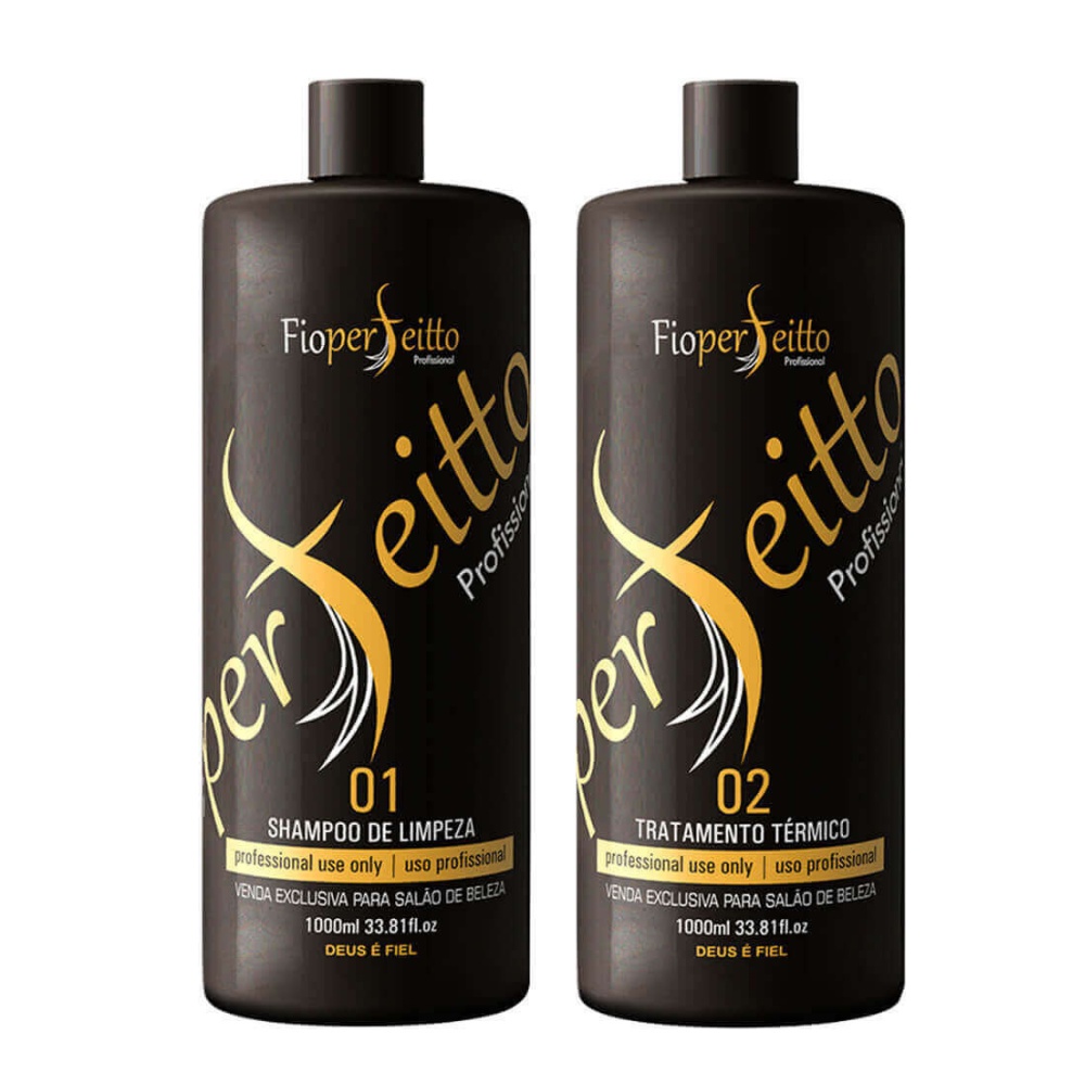 Escova Progressiva Semi Definitiva Fio Perfeito 1000ml | Shopee Brasil