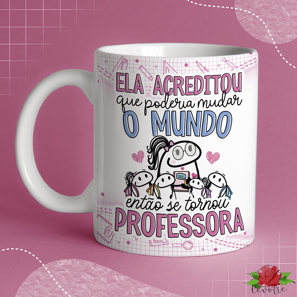 Caneca personalizada Dia dos professores presente professora professor ...