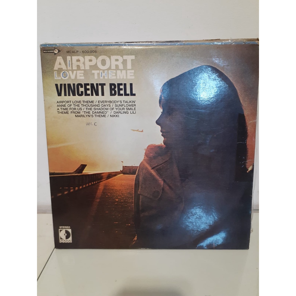 Lp Vinil - Airport Love Theme - Vincent Bell | Shopee Brasil