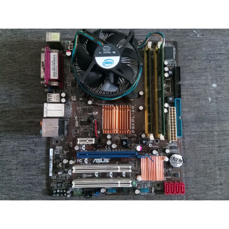 Kit 775 - Placa Mãe P5kpl-am + E5300 + 4gb | Shopee Brasil