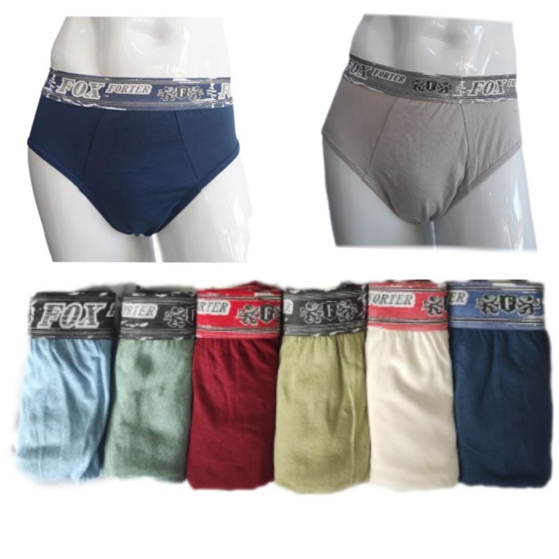 Cuecas Adulto Tradicional Slip 100% algodão kit com 12 ou kit 3 Cuecas você escolhe no campo ...