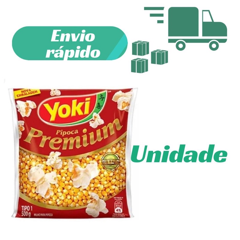 Milho de Pipoca Yoki Premium 400g | Shopee Brasil