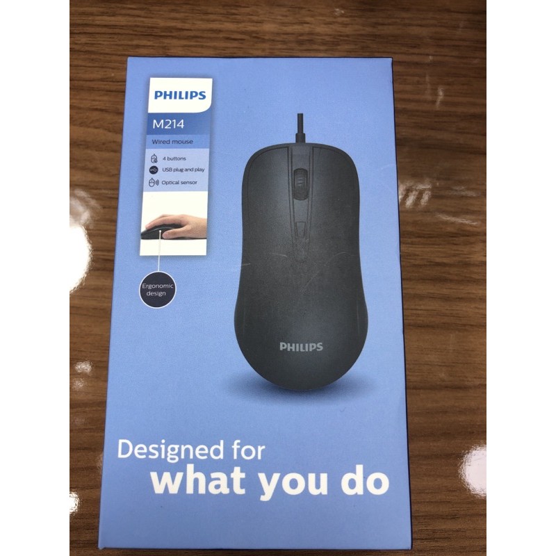 Mouse usb com fio para pc e notebook ,Philips | Shopee Brasil