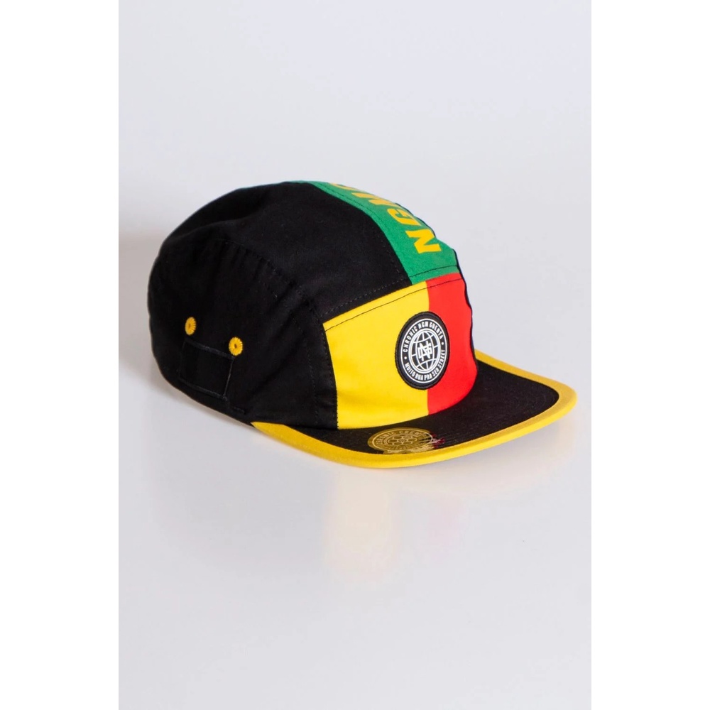 Boné Chronic Five Panel Flex Preto Verde e Vermelho - Acompanha ...