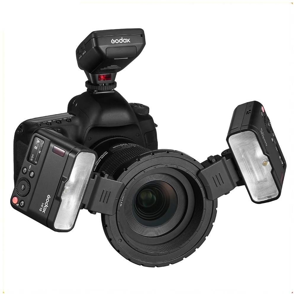 Kit Flash Macro Twin Godox MF12 com XPro para Canon - Original | Shopee ...
