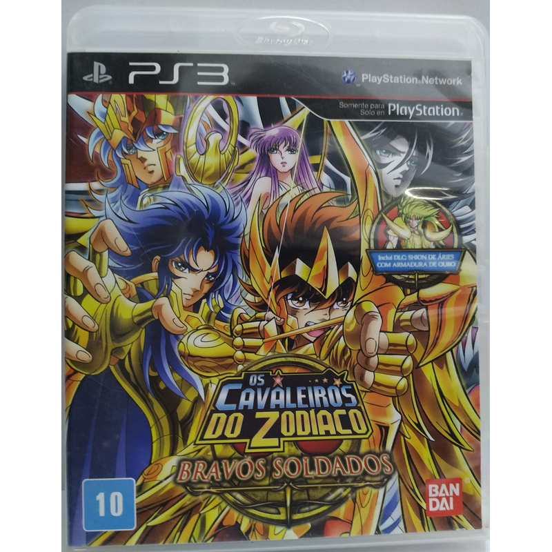 Os Cavaleiros do Zodíaco - Bravos Soldados - Jogo para PS3 - Playstation 3 - Game em Mídia ...