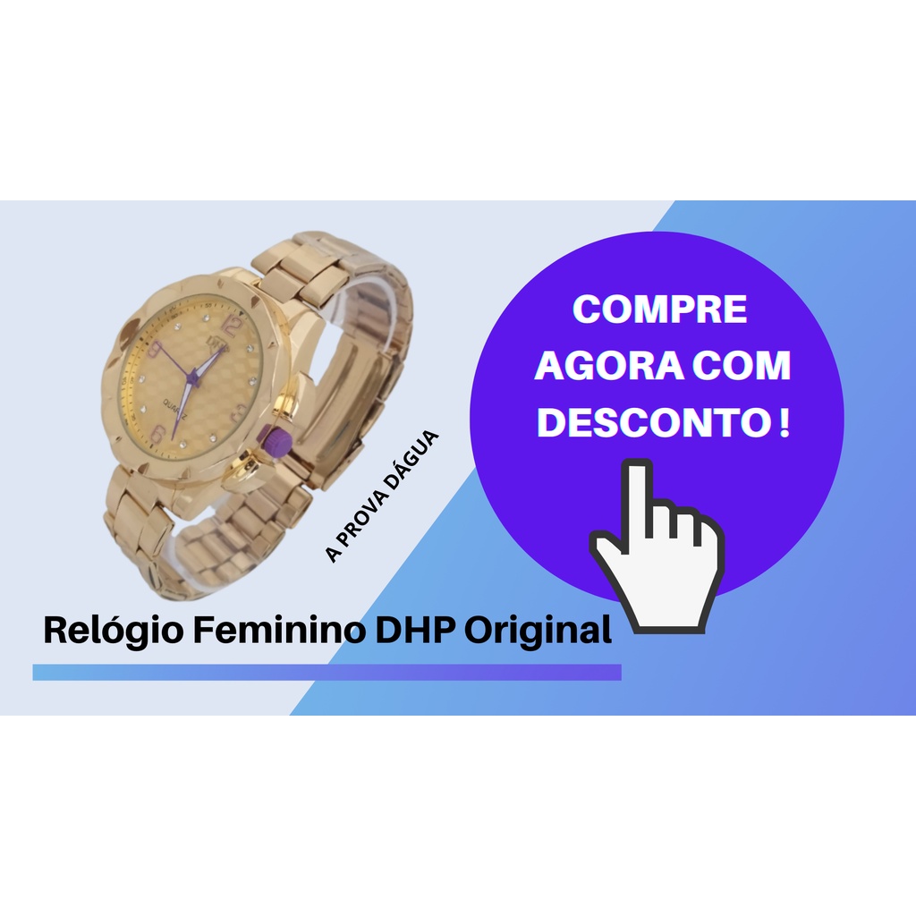 Relógio DHP Feminino Original | Shopee Brasil