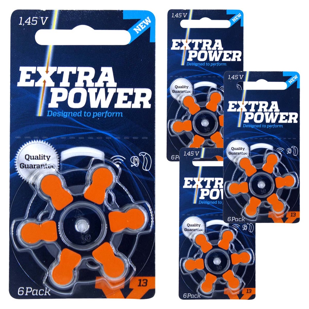 Pilha Auditiva 13 Extra Power Bateria Pr48 kit 24 unidades | Shopee Brasil