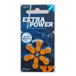 6 Pilhas Baterias Aparelho Auditivo Modelo 13 - Extrapower | Shopee Brasil
