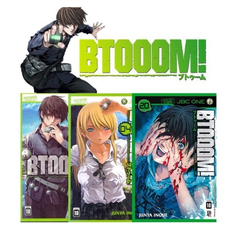 BTOOOM! Mangá Volumes 1 ao 23 Português | Shopee Brasil
