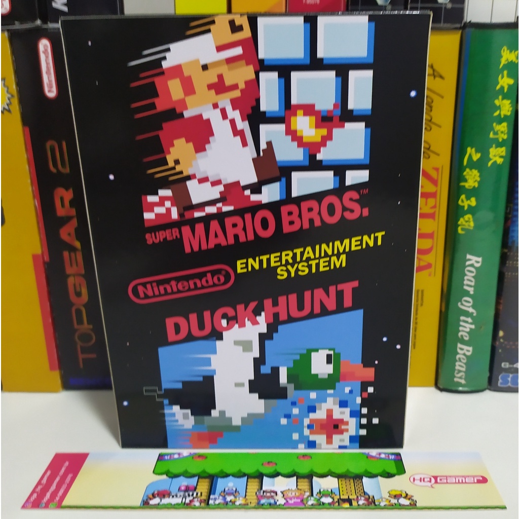 Super Mario Bros Duck Hunt Box Nintendinho NES Shopee Brasil