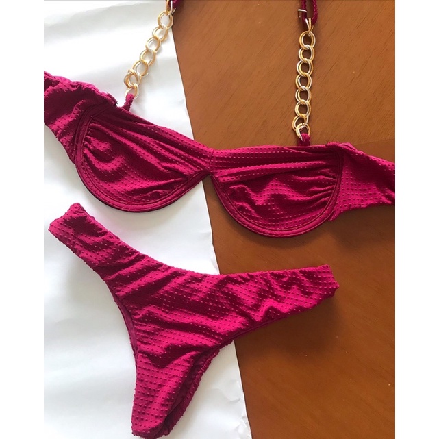 Biquíni Com Correntes Shopee Brasil