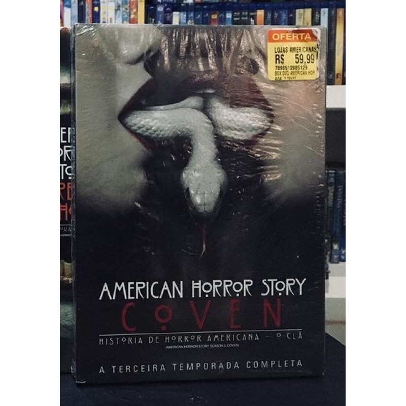 BOX American Horror Story 3ª Temp- DVD | Shopee Brasil