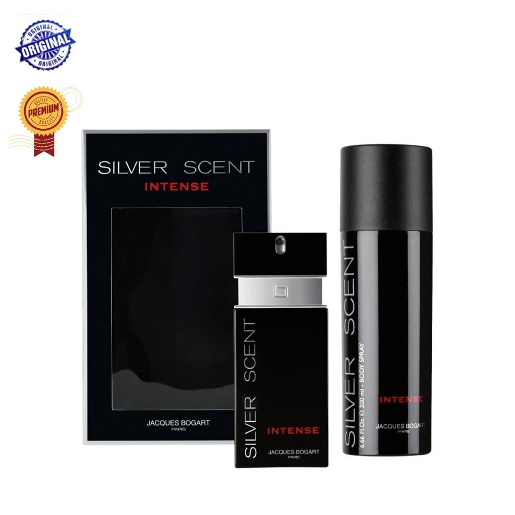 Kit Perfume Masculino Silver Scent Intense EDT 100mL + DEO 200mL ...