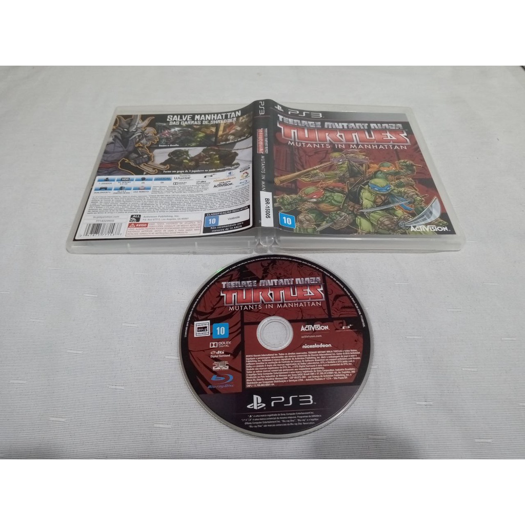 Teenage Mutant Ninja Turtles Mutants In Manhattan Ps3 | Shopee Brasil