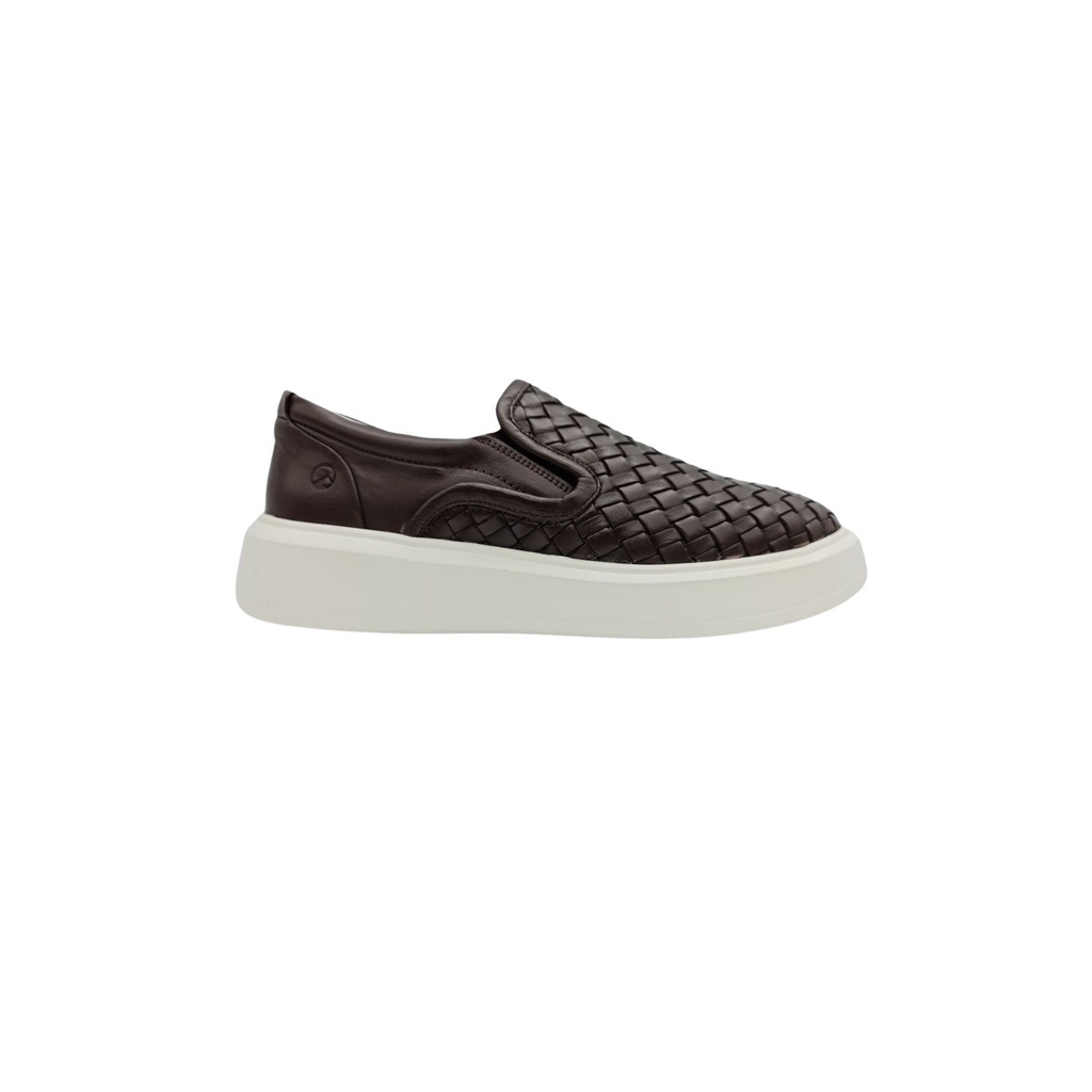 Tênis Mayon Birmingham Sleep On Micro Tressê Couro Cor Café | Shopee Brasil