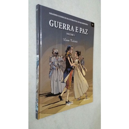 Guerra E Paz - ( Volume 1 ) - Leon Tolstói - Grandes Clássicos da Literatura Em Quadrinhos ...
