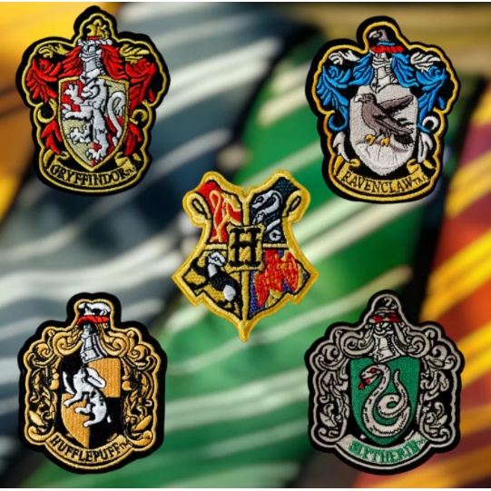 Patch Bordado Termocolante- KIT Harry Potter com 5 UNIDADES | Shopee Brasil