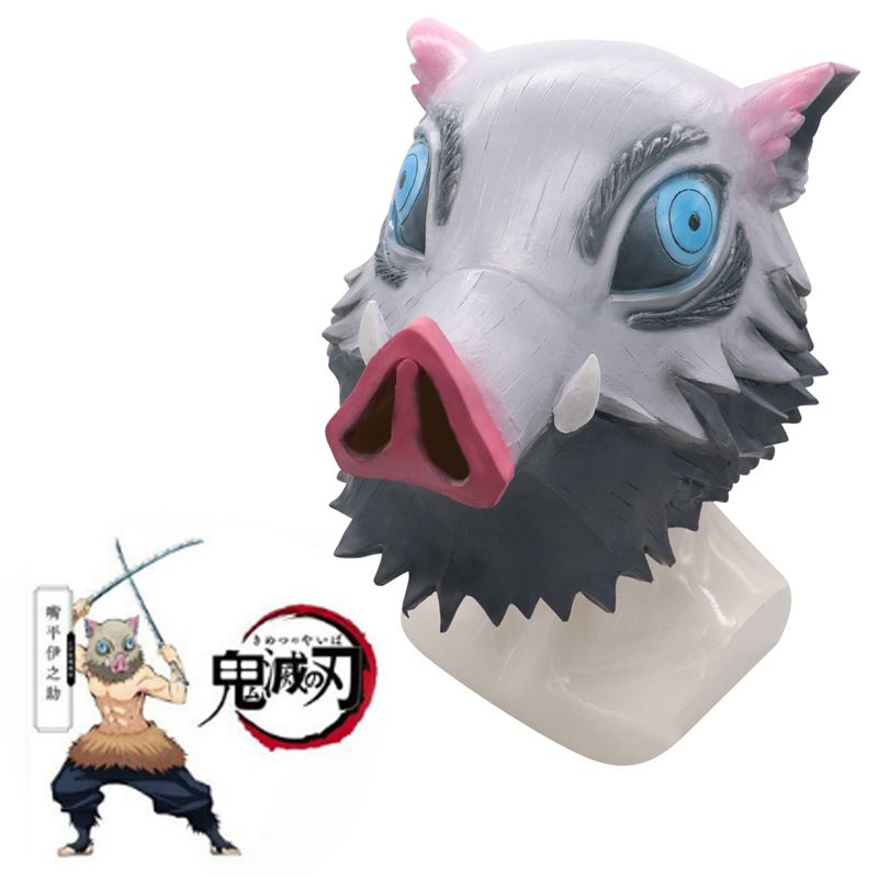 Slayer Demon Impressionante Kimetsu No Yaiba Hashibira Inosuke Máscara ...