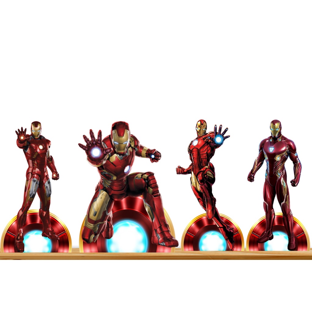 Homem de ferro kit festa , 4 displays | Shopee Brasil