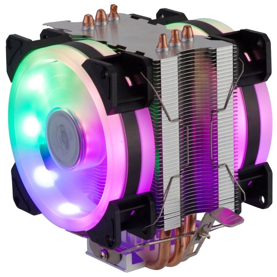 Cpu Cooler Rgb X79 X99 X299 Lga 1200 Intel Duplo Gamer Amd | Shopee Brasil