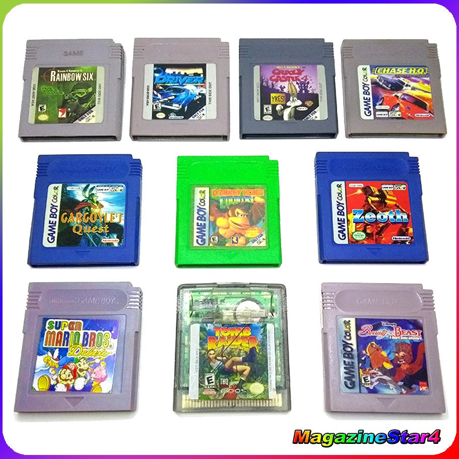 Cartuchos Nintendo Gameboy Color GBC Jogo de Vídeo Game Boy GB | Shopee ... Cartuchos Nintendo Gameboy Color GBC Jogo de Vídeo Game Boy GB | Shopee ...
