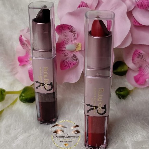 Batom Ruby Rose 2 em 1 liquido e Matte | Shopee Brasil