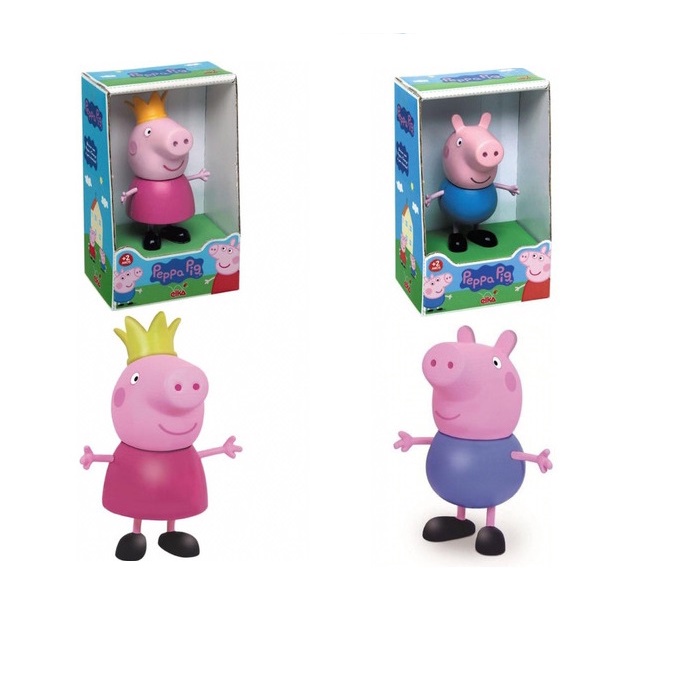 Peppa Pig E George Kit Brinquedo Boneca Peppa Originais Elka | Shopee ...