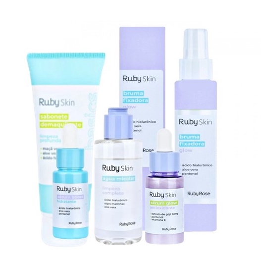Kit Linha Basic De Skin Care - Ruby Rose | Shopee Brasil