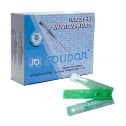 CATETER PERIFÉRICO INTRAVENOSO JELCO 18 G C/ 50UN SOLIDOR | Shopee Brasil
