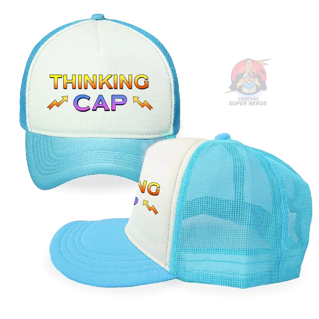 Boné Stranger Things Dustin Frase (Thinking Cap) | Shopee Brasil