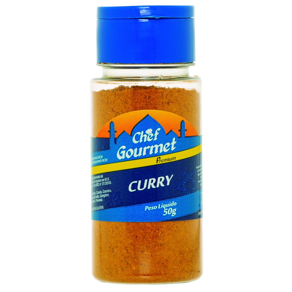 Tempero Curry 50g Chef Gourmet Especiarias | Shopee Brasil