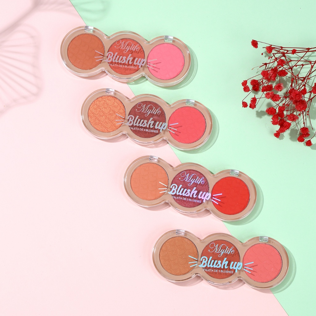 Paleta Trio Blush Up My Life | Shopee Brasil