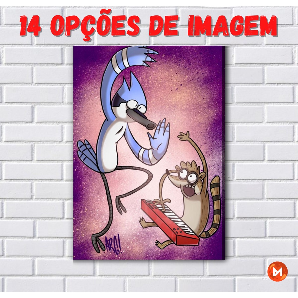 APENAS UM SHOW | Placa Decorativa | Quadros Decorativos | Regular Show ...