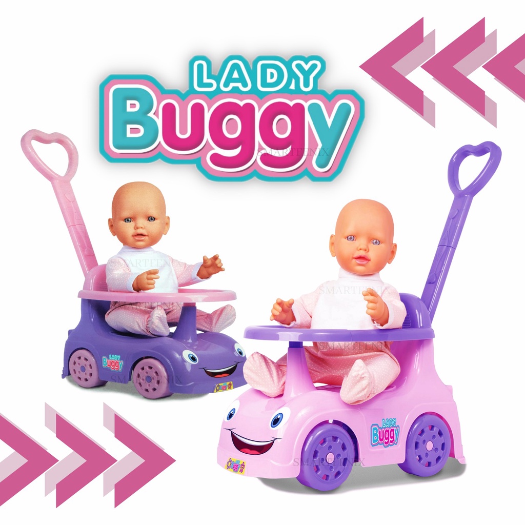 Carrinho De Boneca Bebe Lady Buggy 70cm - Show Toys | Shopee Brasil