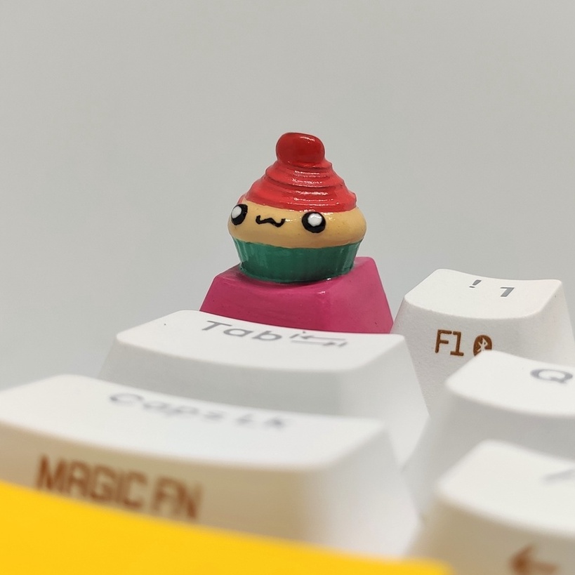 Keycap Tecla Artesanal - Cupcake Bolinho | Shopee Brasil