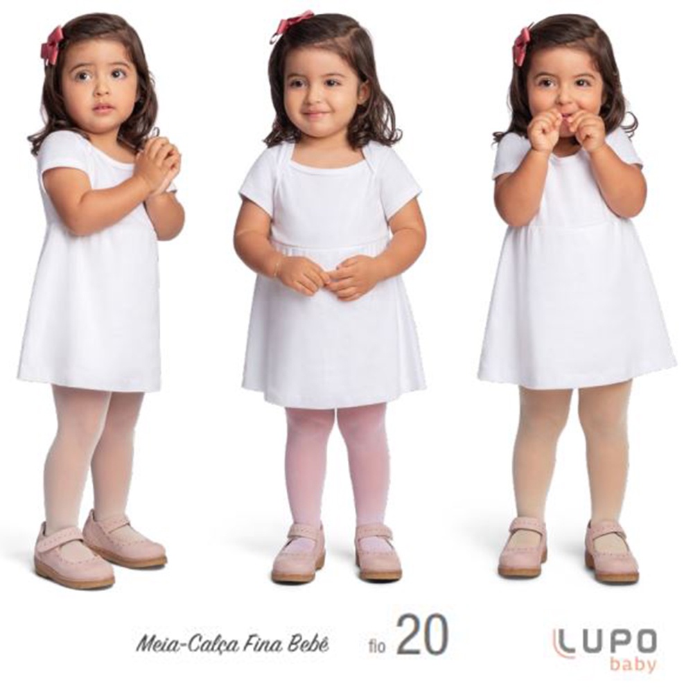 Meia Calça Fina Bebê Lobinha Fio 20 | Shopee Brasil