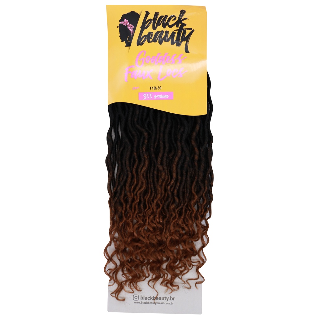 Cabelo Goddess Faux Locs Black Beauty - 300g | Shopee Brasil