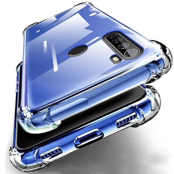 Capa Capinha de Celular em Silicone Maleável Transparente Anti Impacto para Galaxy A01, A01 Core ...