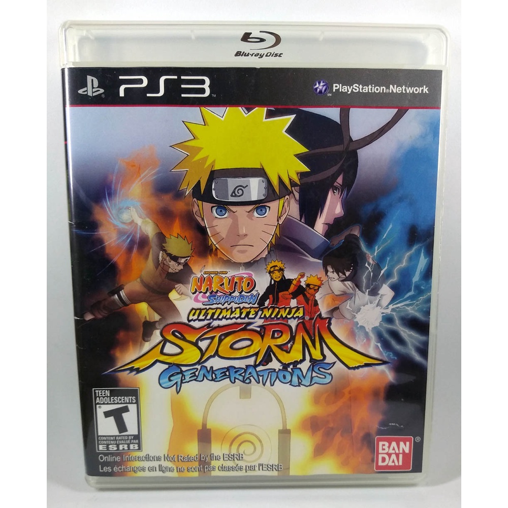 Naruto Shippuden Ultimate Ninja Storm Generations PS3 Mídia Física ...