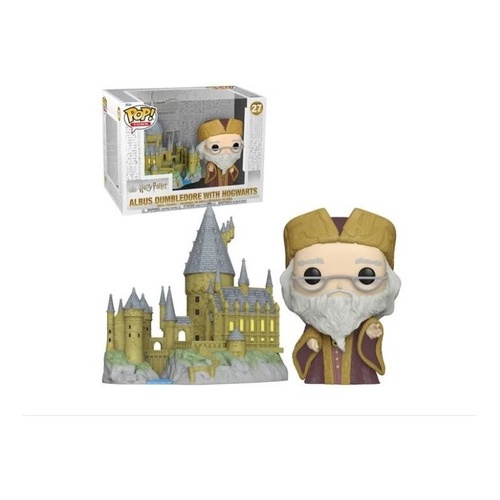 Funko Pop Deluxe Harry Potter 27 - Dumbledore & Hogwarts | Shopee Brasil