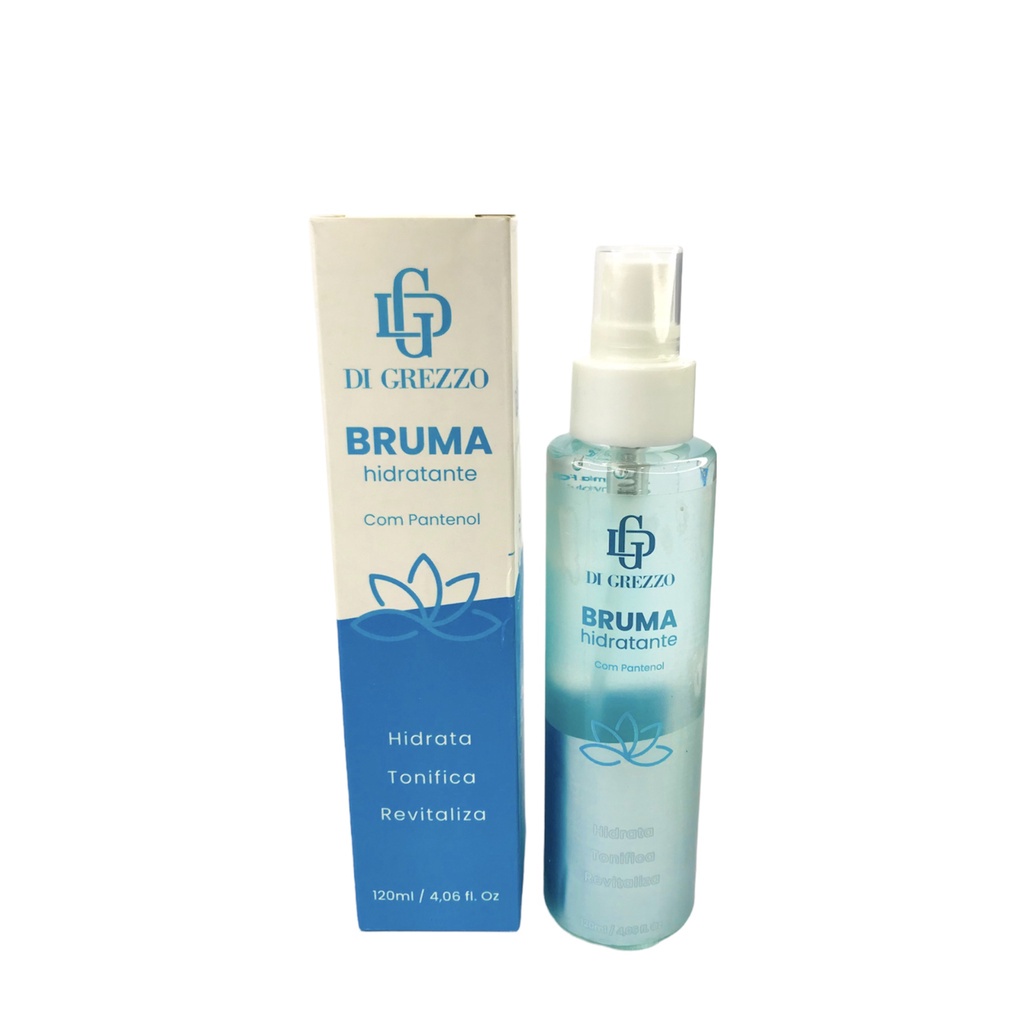 Bruma Facial Hidratante com Pantenol Vegana Di Grezzo 120ml | Shopee Brasil