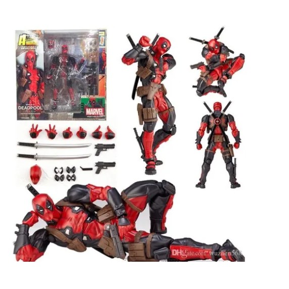 Boneco Deadpool Revoltech Action Figure | Shopee Brasil